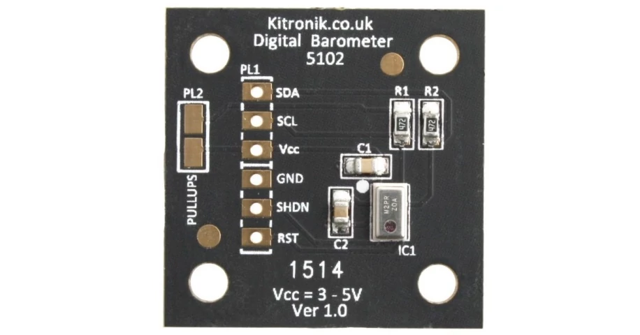 K5102 Kitronik Digital Barometer Breakout Board (MPL115A2)