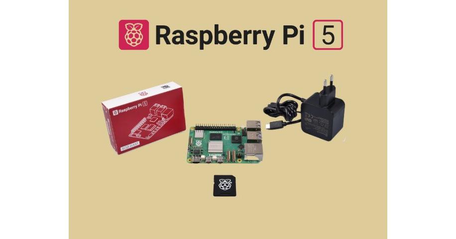 Raspberry Pi 5 Base KIT 8GB RAM/ OS 32 - Black